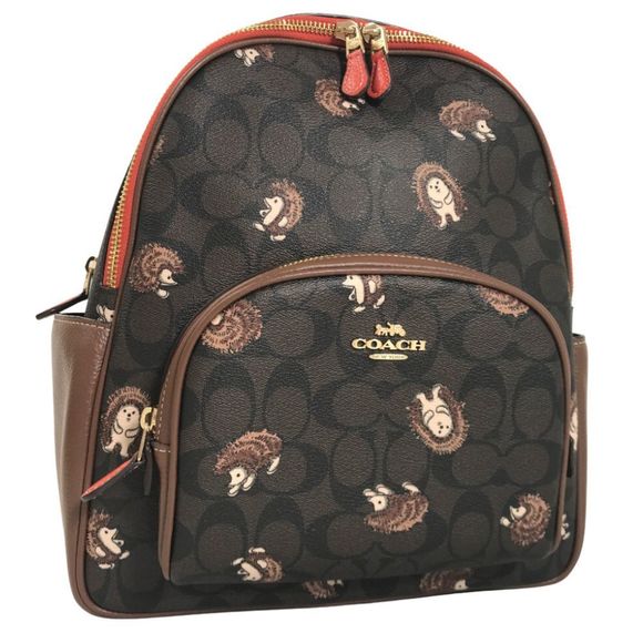Coach | Bags | Coach Rucksack Daypack Signature Hedgehog Cc429 Pvc ...